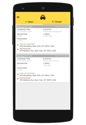 Quick Guide: Passenger app | TaxiCaller