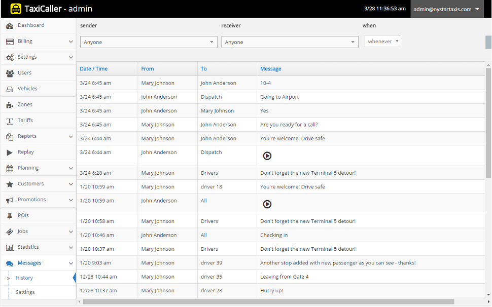 Taxi Dispatch Online Office | TaxiCaller