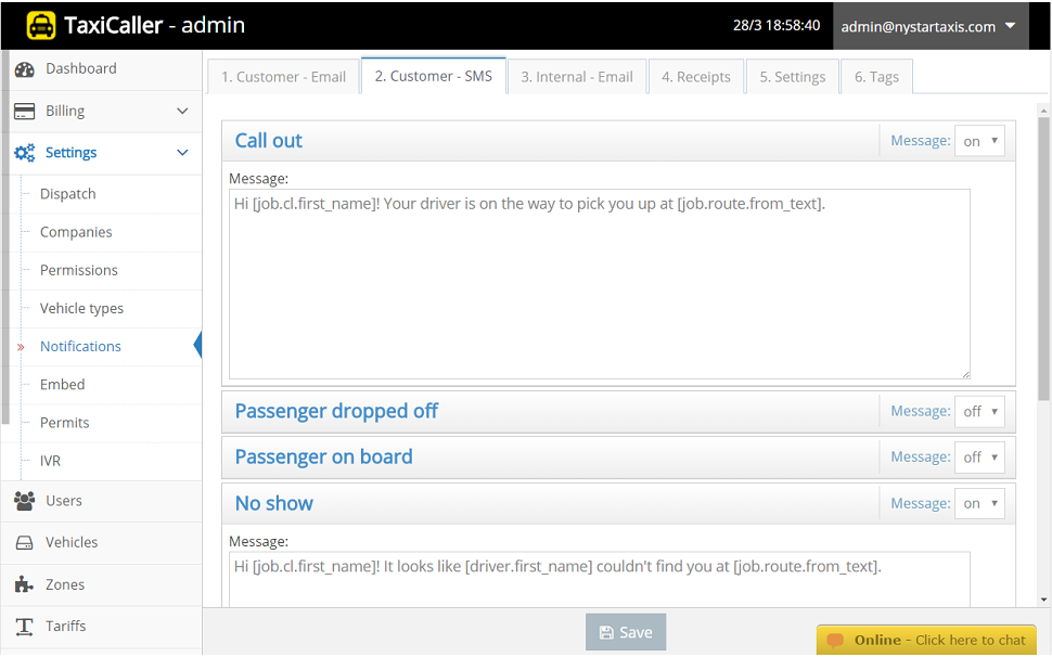 Taxi Dispatch Online Office | TaxiCaller