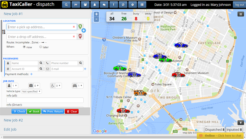 Taxi Dispatch Solution | All-in-one system | TaxiCaller