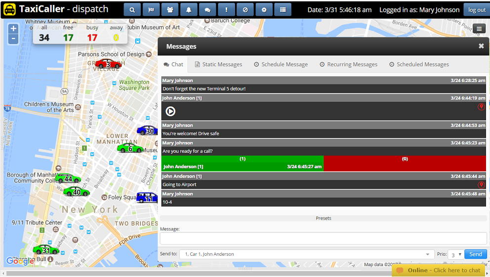 Taxi Dispatch Solution All In One System Taxicaller